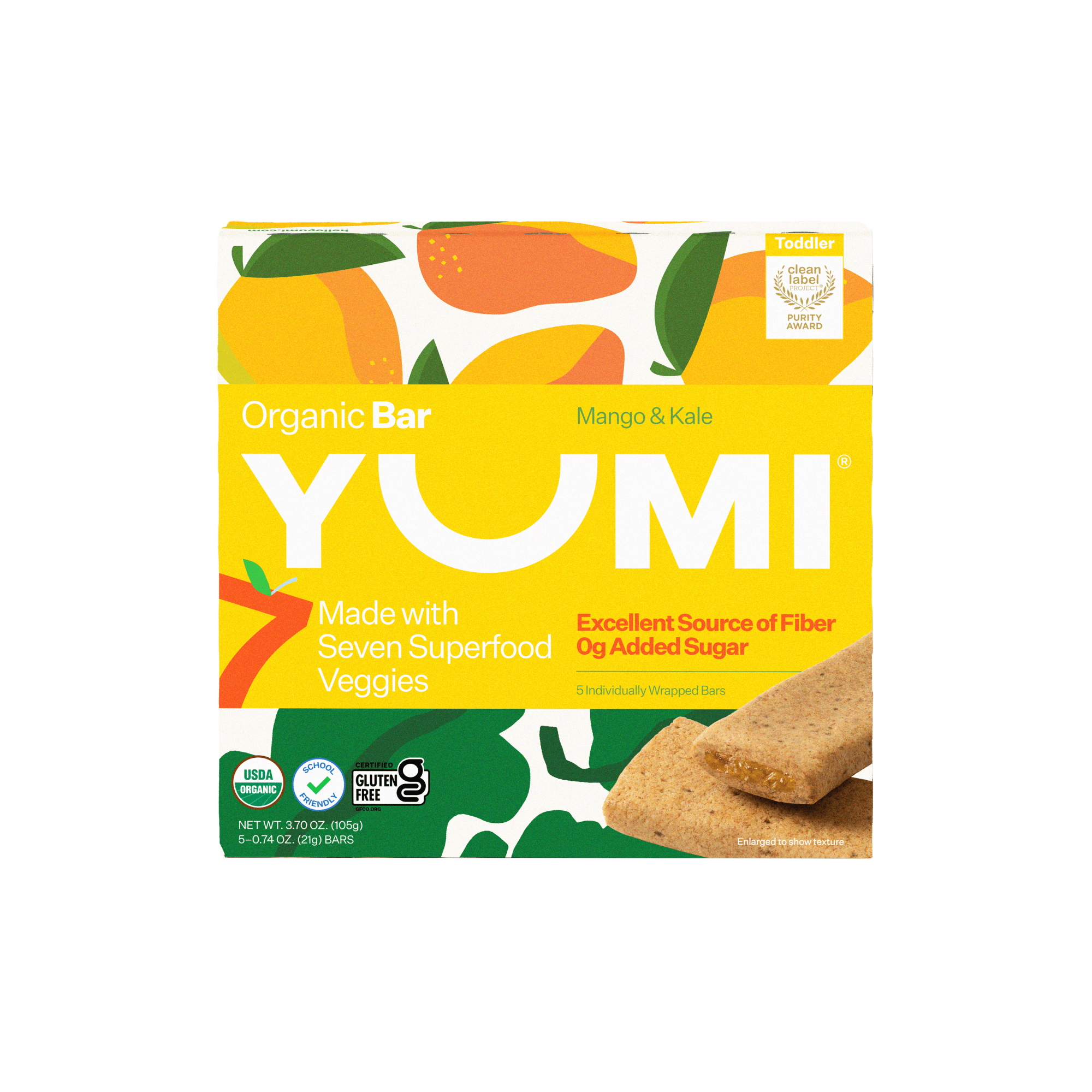 YUMI Organic Bar Bundle - Variety Pack - 6 Box Count - YUMI